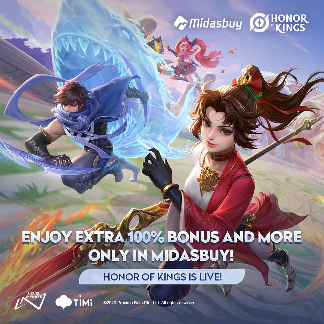 Extra bonus, free gifts...It's Midasbuy Super Giveaway Month! 🎄